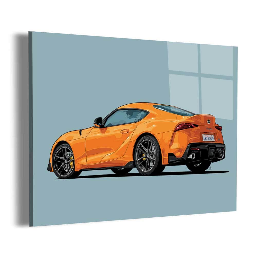2019 Toyota Supra Wall Art – Canvas Freaks