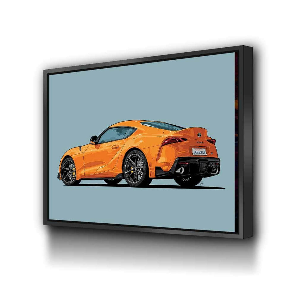 2019 Toyota Supra Wall Art – Canvas Freaks