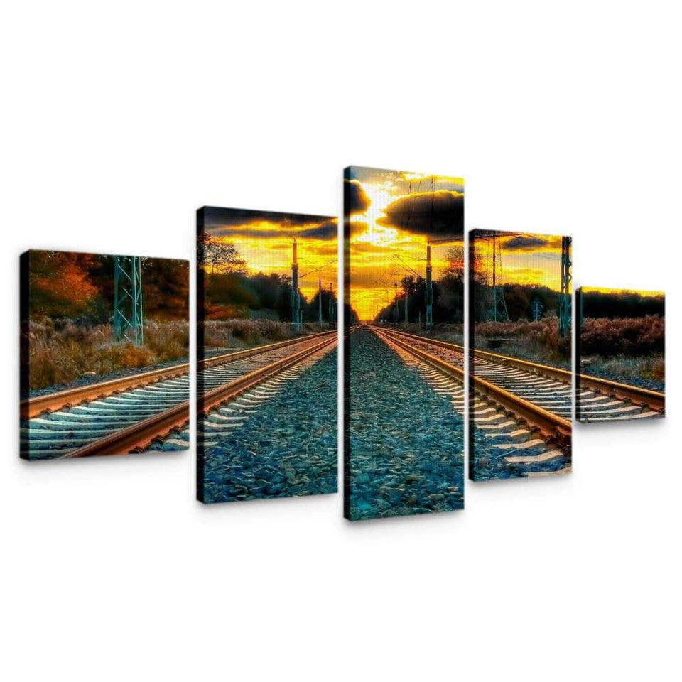 Train Tracks Wall Art – Canvas Freaks