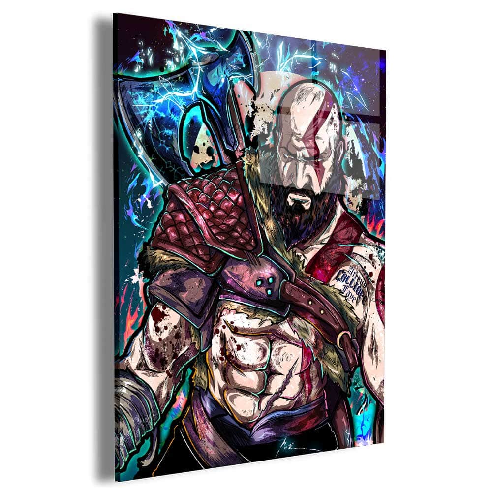 Kratos God of War Wall Art – Canvas Freaks