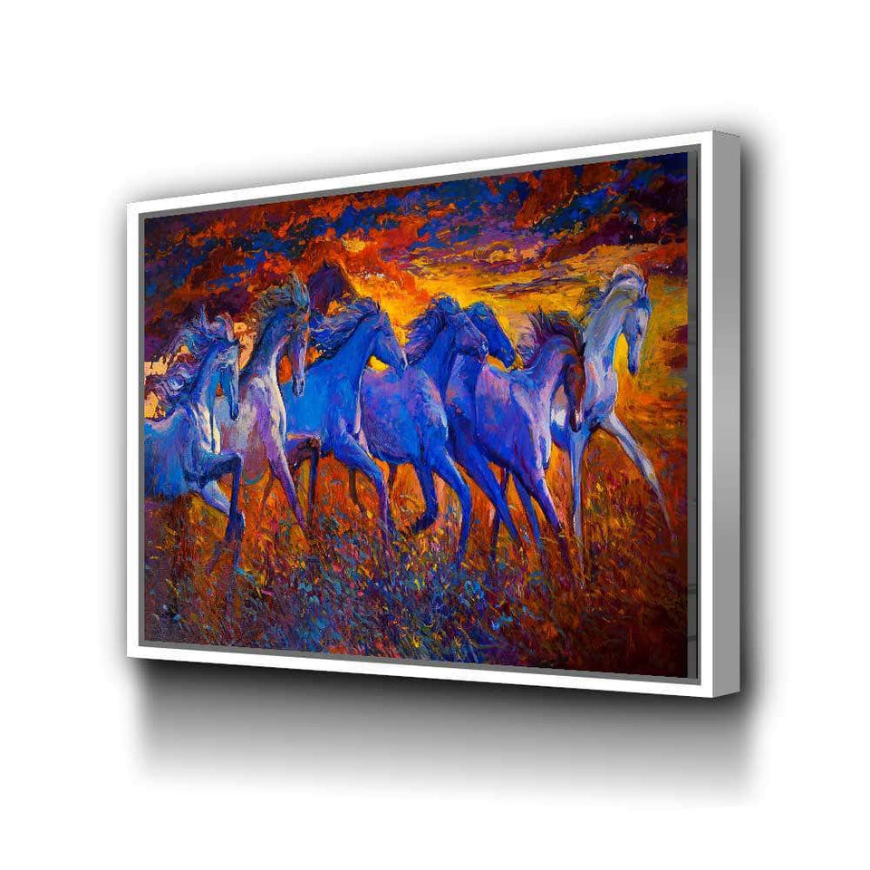Abstract Horses Wall Art – Canvas Freaks