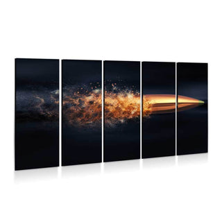 Flying Bullet Wall Art – Canvas Freaks
