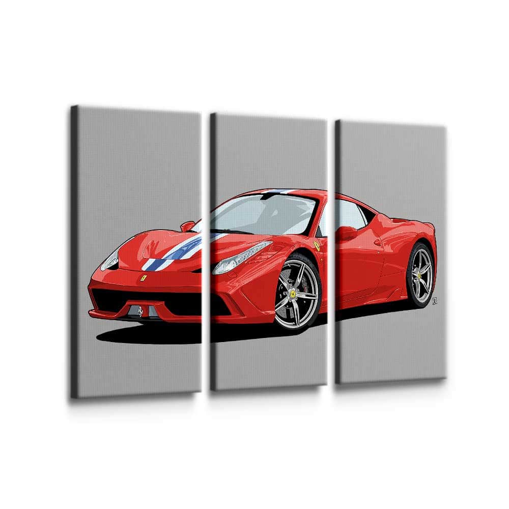 Ferrari 458 Speciale Wall Art – Canvas Freaks