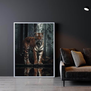 Tiger Reflection Wall Art – Canvas Freaks