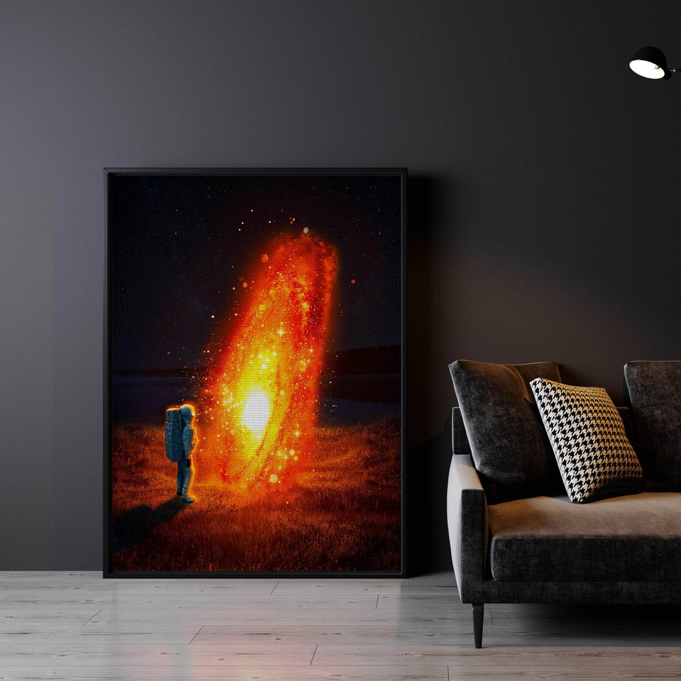 Lava Galaxy Wall Art – Canvas Freaks