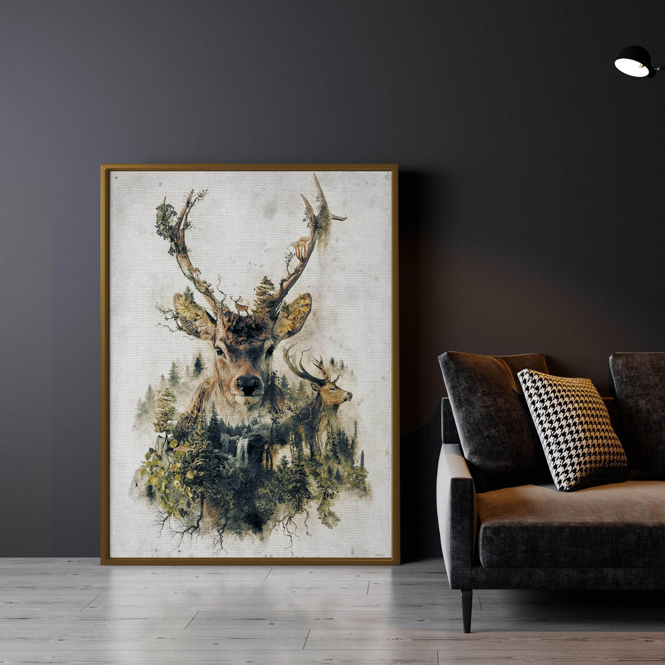 Surreal Deer Wall Art – Canvas Freaks