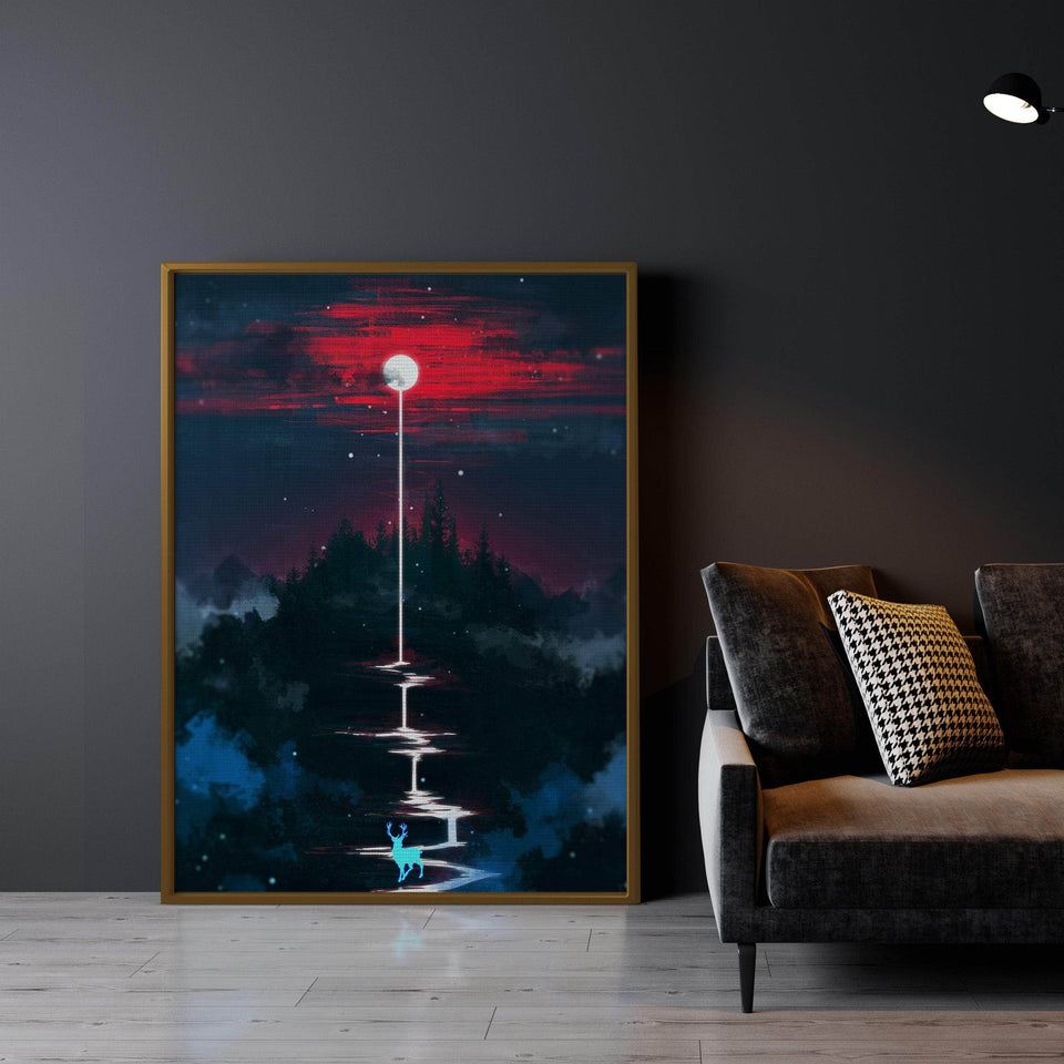 Lunar Dripping Wall Art – Canvas Freaks