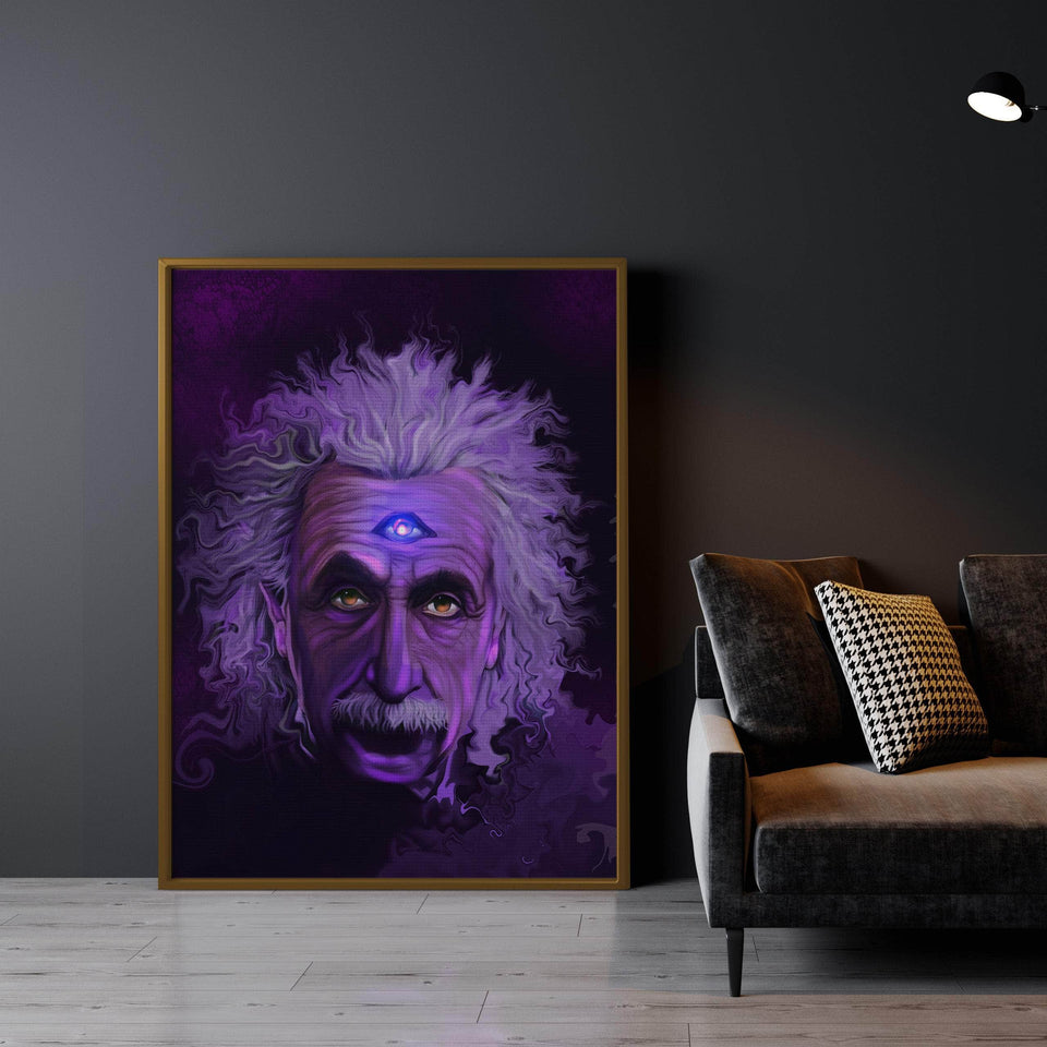 Albert Einstein Wall Art – Canvas Freaks