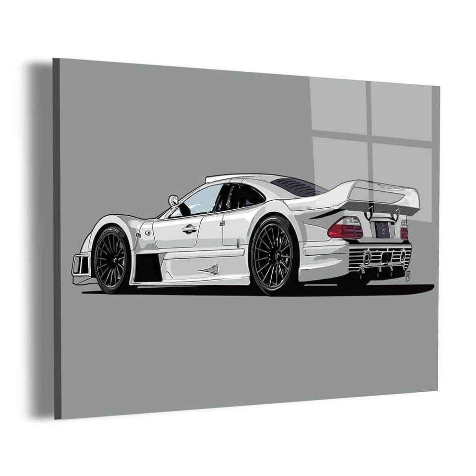 Mercedes CLK GTR Wall Art – Canvas Freaks