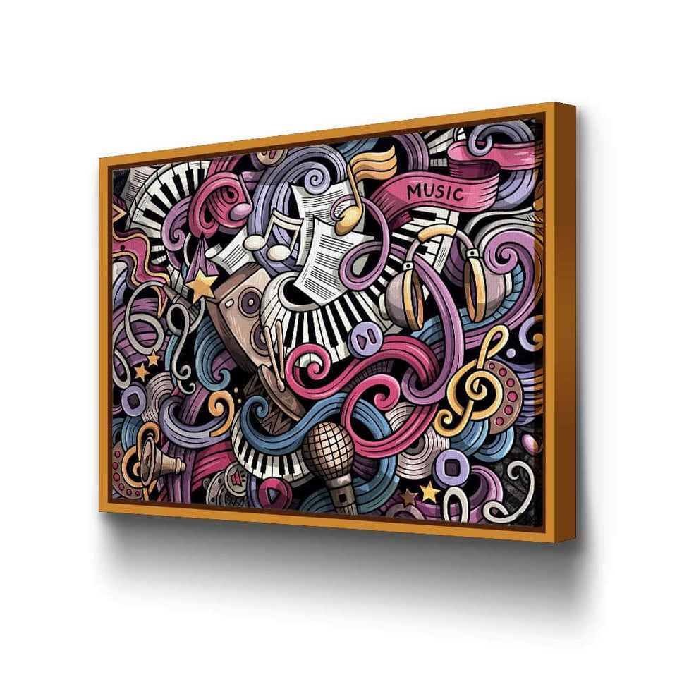 Musical Mural Wall Art – Canvas Freaks