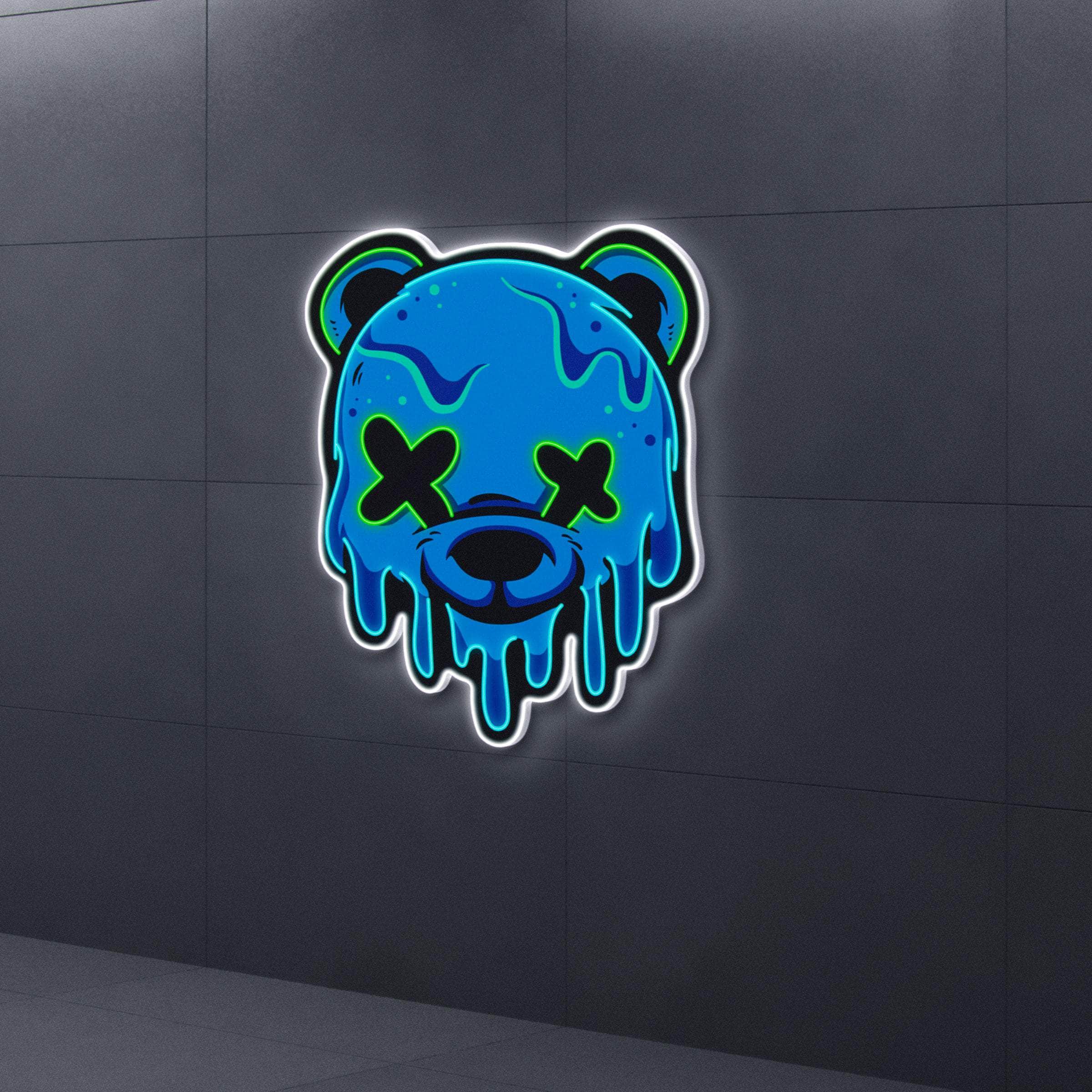 Icy Bear Head – Canvas Freaks