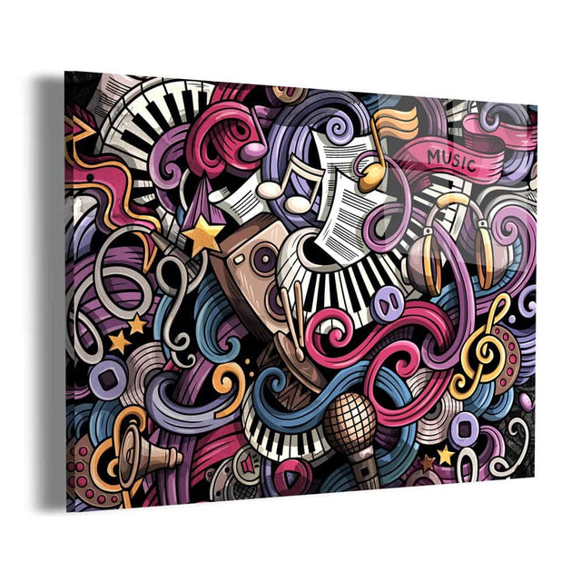Musical Mural Wall Art – Canvas Freaks
