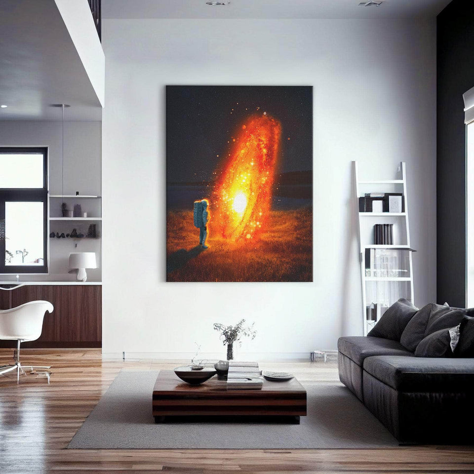 Lava Galaxy Wall Art – Canvas Freaks
