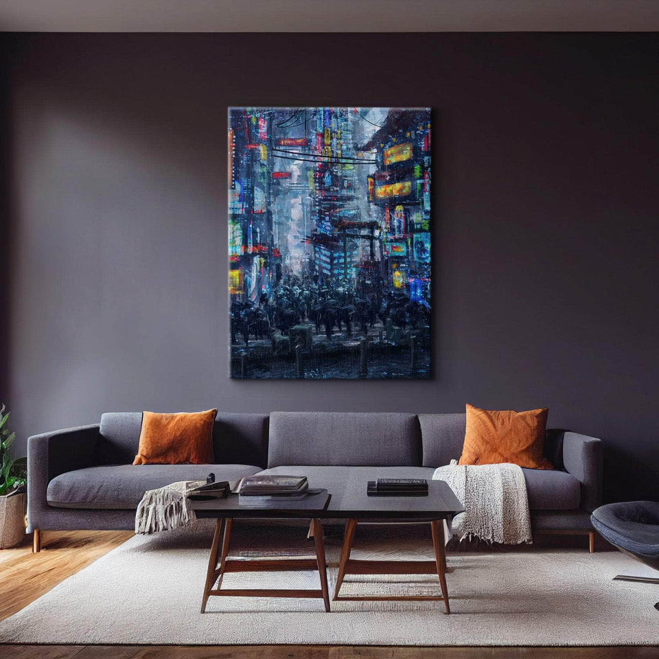 Cyberpunk City Wall Art – Canvas Freaks