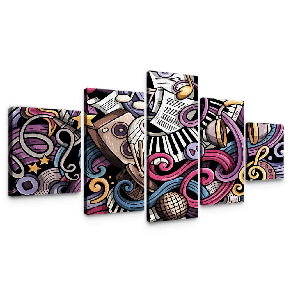 Musical Mural Wall Art – Canvas Freaks