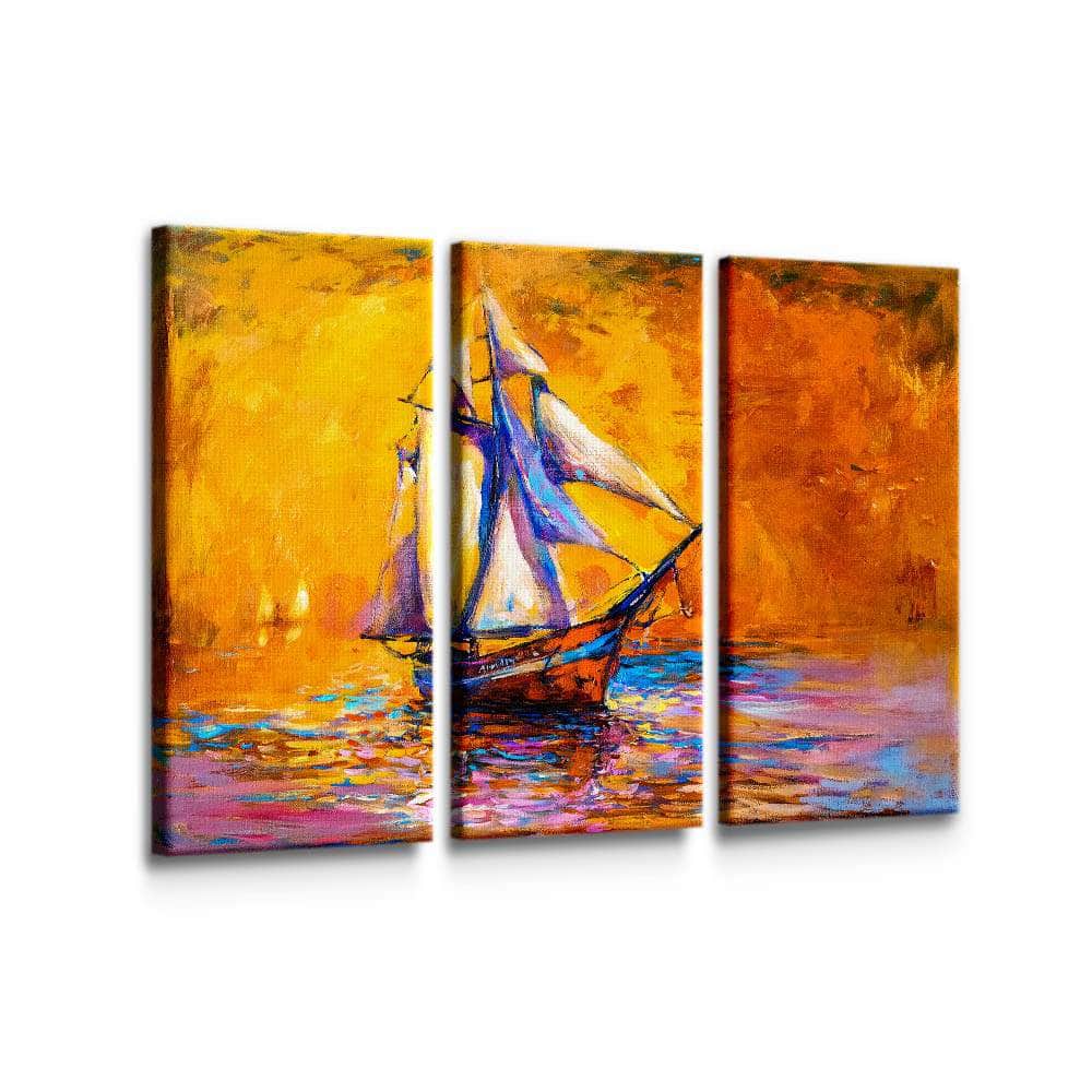 Sailing Abstract Wall Art – Canvas Freaks