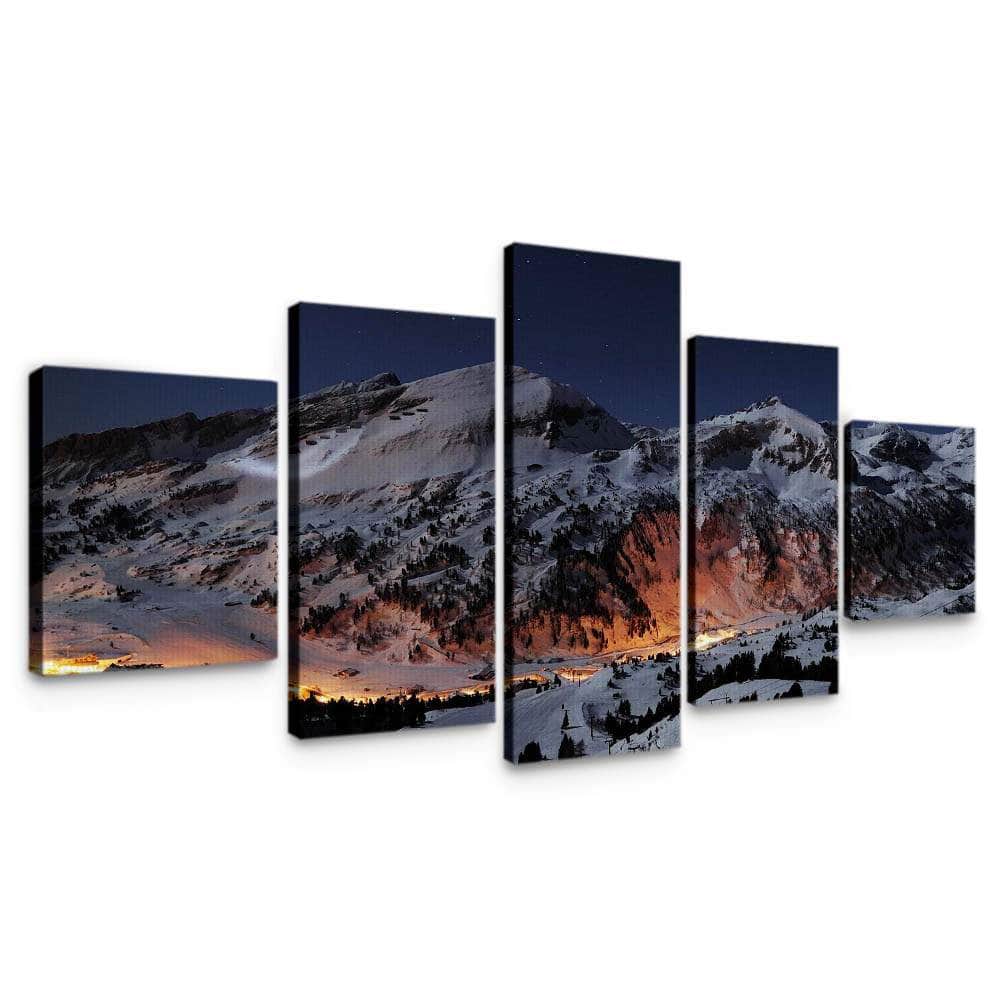 Snow Mountain Wall Art – Canvas Freaks