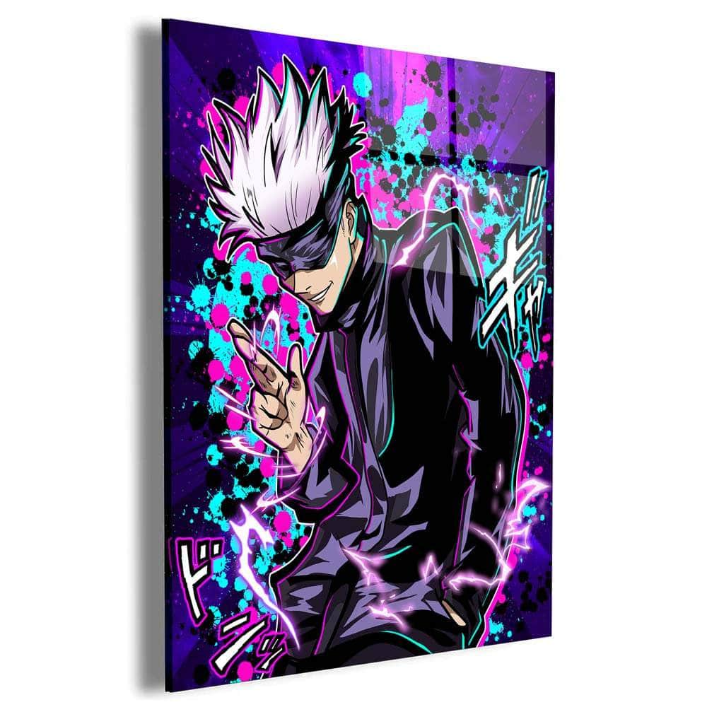 Gojo Purple Wall Art – Canvas Freaks