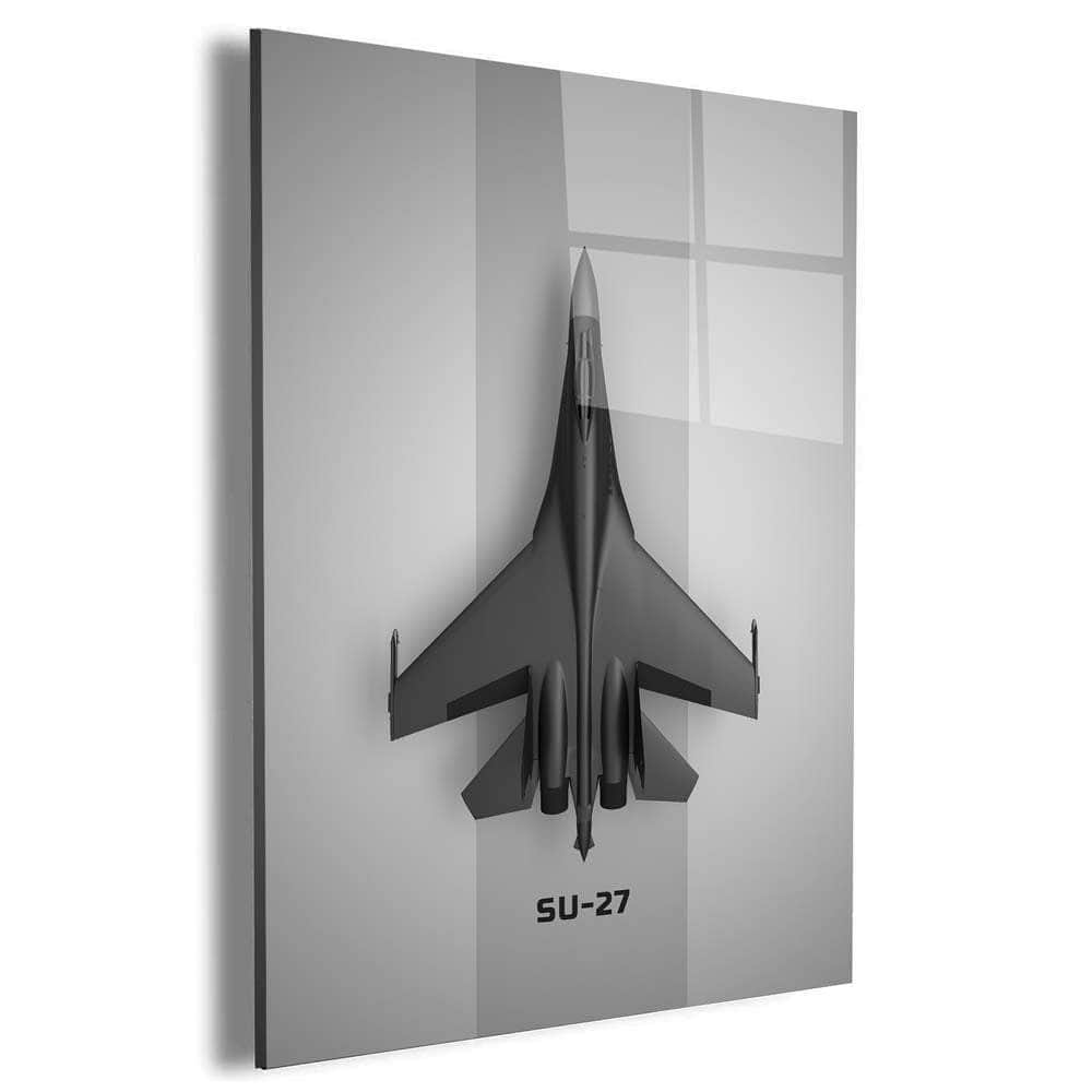 009 Sukhoi Su-27 Wall Art – Canvas Freaks