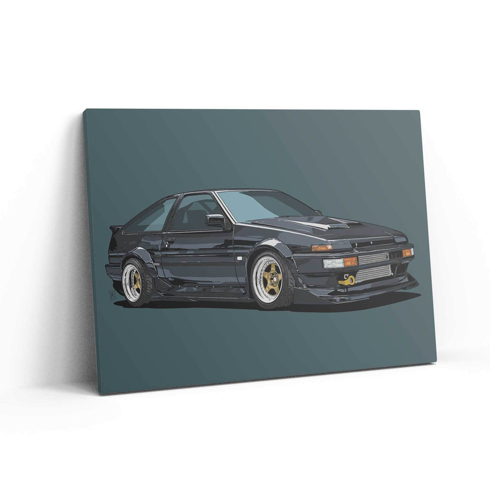 Toyota AE86 Wall Art – Canvas Freaks