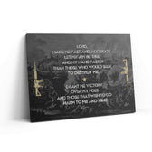 Gun Owner Prayer Black Edition Wall Art – Canvas Freaks