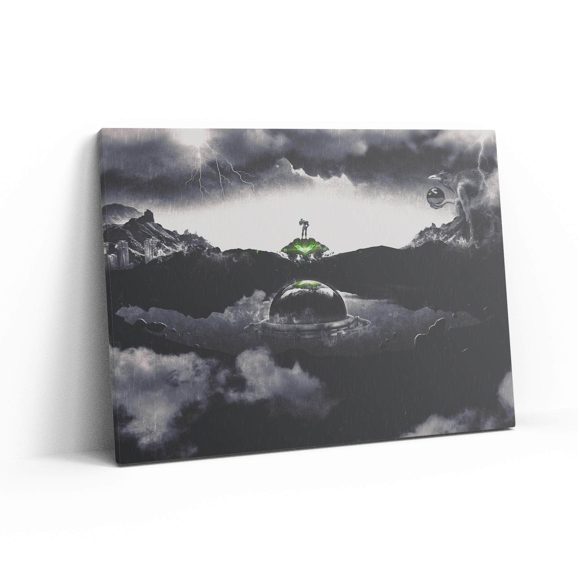 Landing on Zebes Wall Art – Canvas Freaks