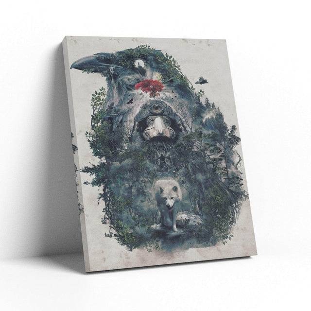 3 Eye Raven Wall Art – Canvas Freaks