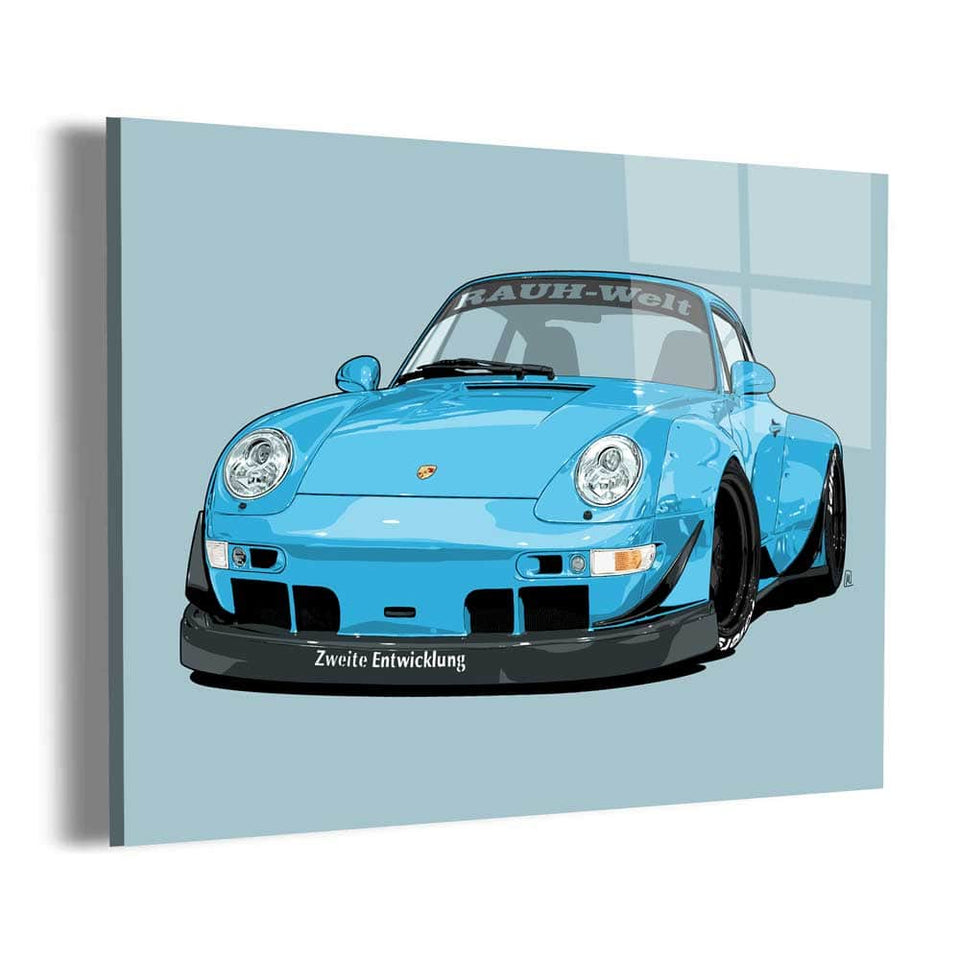 RWB Porsche 993 Wall Art – Canvas Freaks