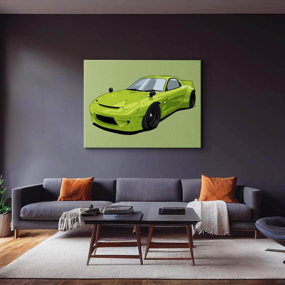 Mazda RX7 FD Wall Art – Canvas Freaks