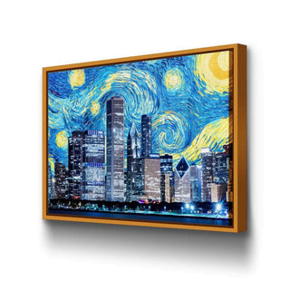 Chicago Starry Night Wall Art – Canvas Freaks