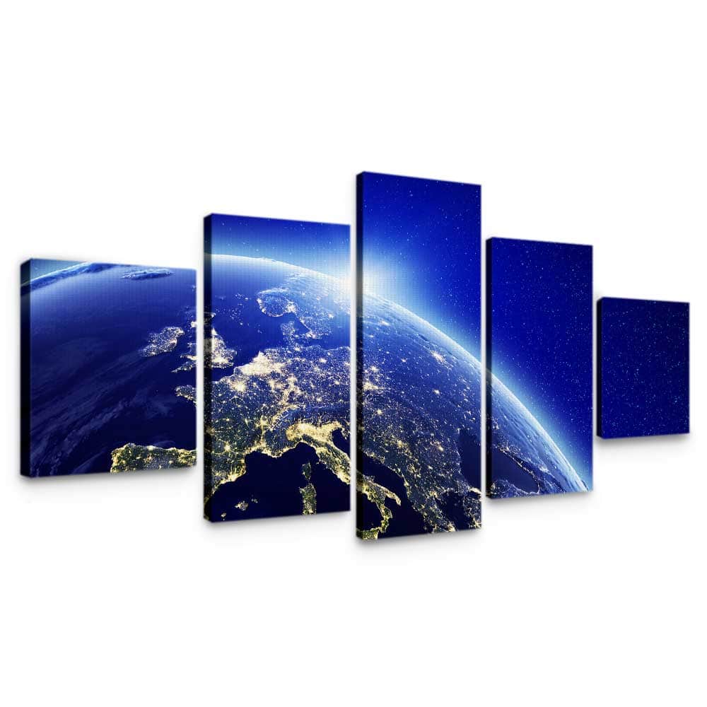 Europe Lights Wall Art – Canvas Freaks