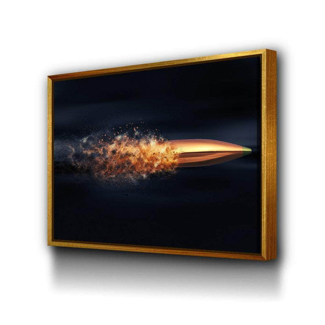 Flying Bullet Wall Art – Canvas Freaks