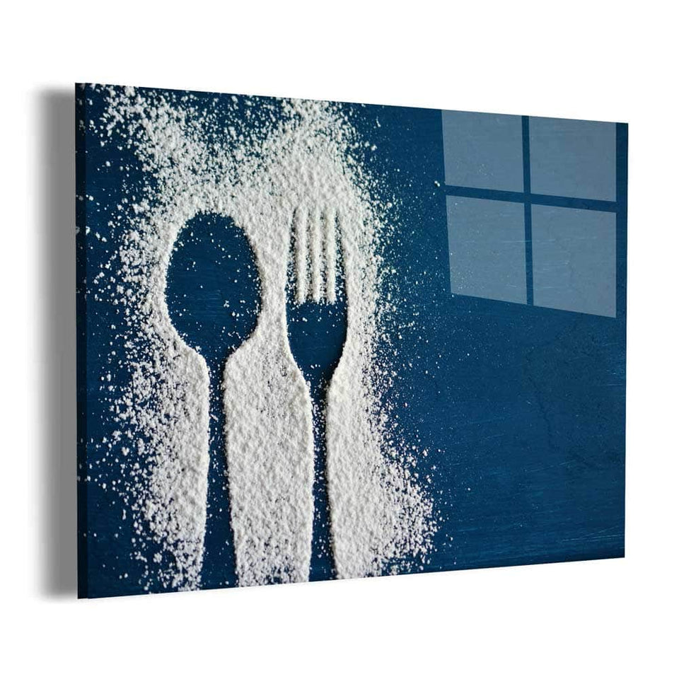 Flour Utensils Kitchen and Dining Room Wall Decor Wall Art – Canvas Freaks