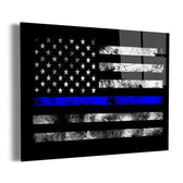 Thin Blue Line Wall Art – Canvas Freaks