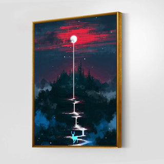 Lunar Dripping Wall Art – Canvas Freaks