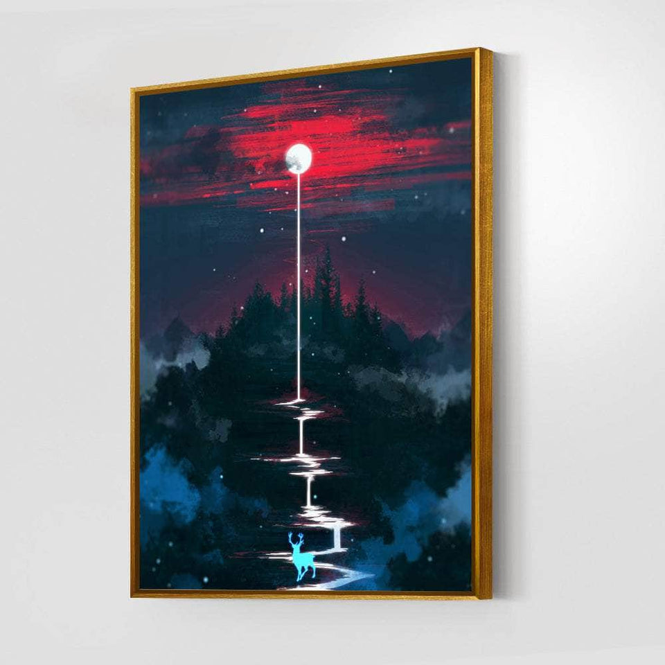 Lunar Dripping Wall Art – Canvas Freaks
