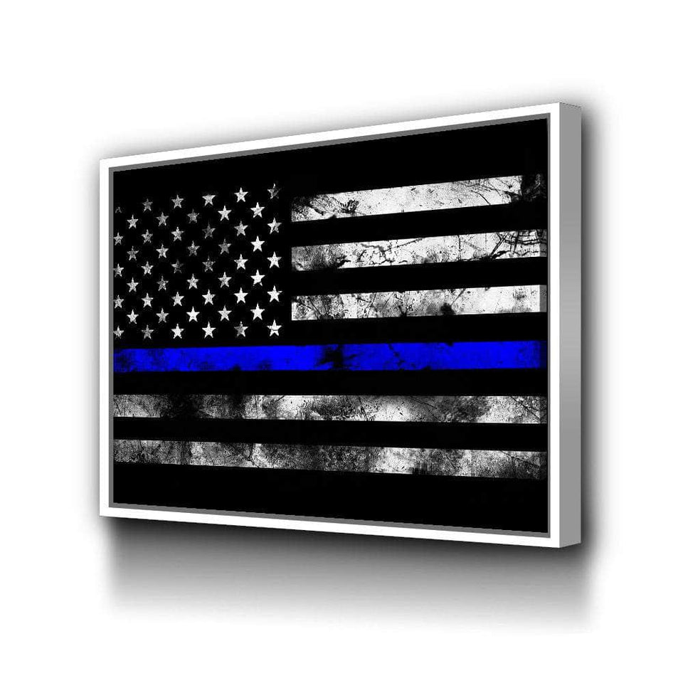 Thin Blue Line Wall Art – Canvas Freaks