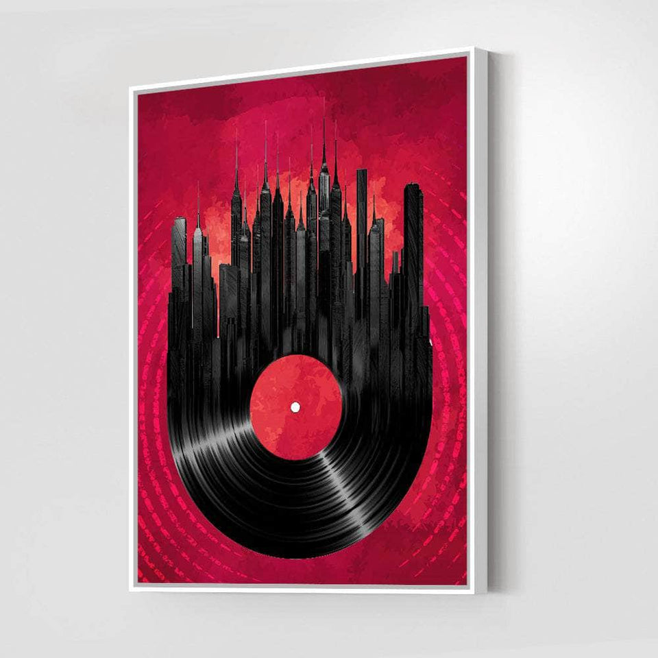 Vinyl Skyline Wall Art – Canvas Freaks