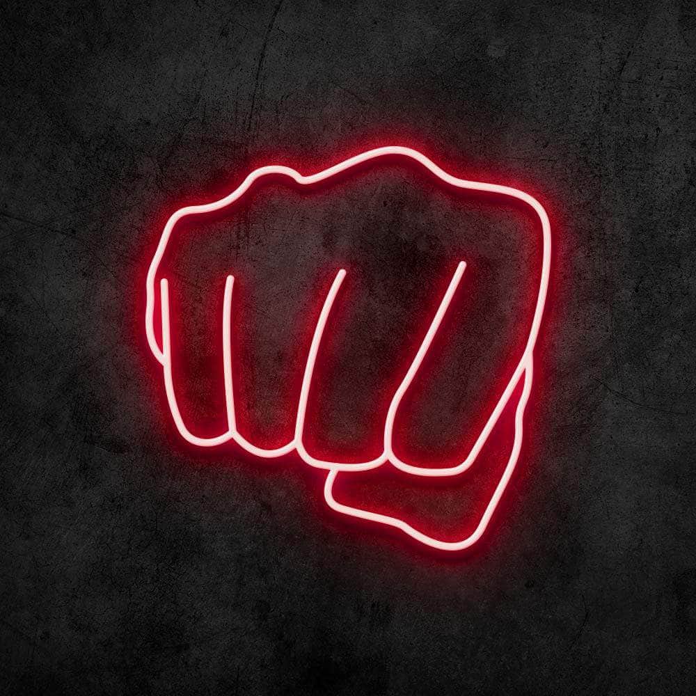 Single Punch Neon Sign – Canvas Freaks