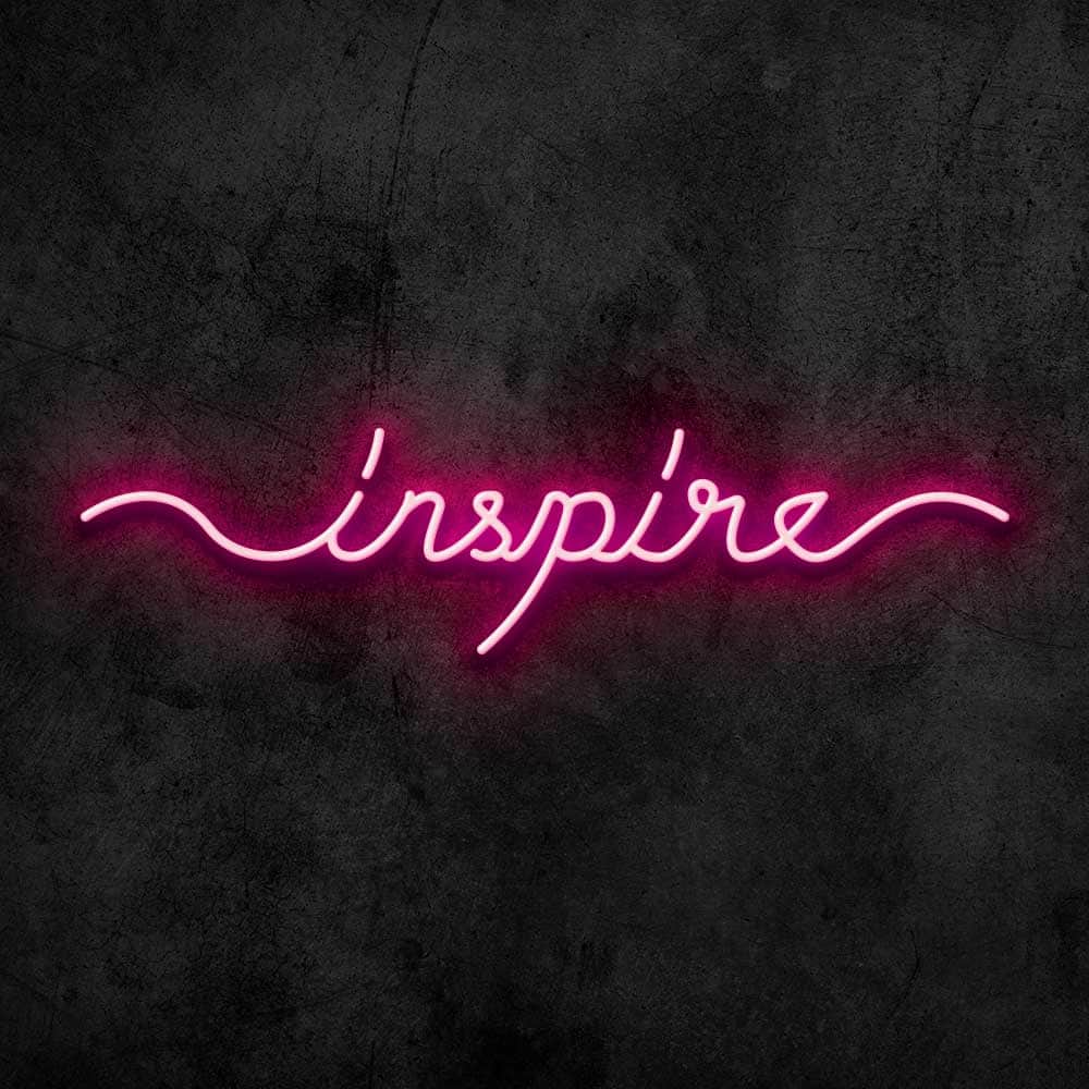 Inspire Neon Sign – Canvas Freaks