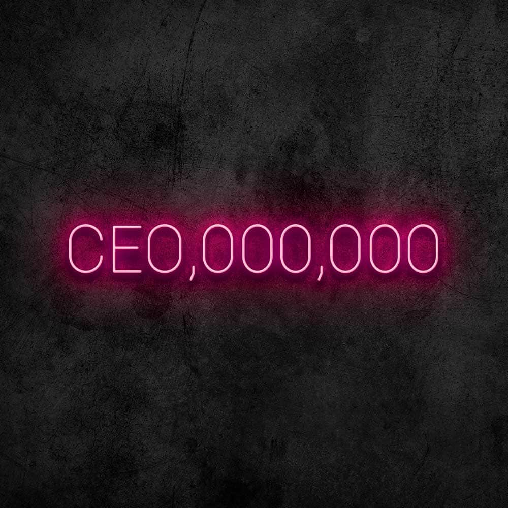 CEO Neon Sign – Canvas Freaks