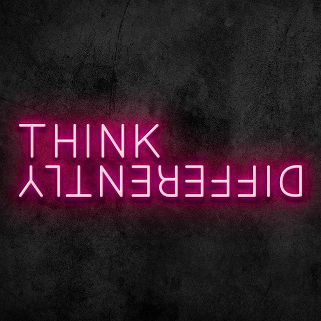 Think Differently Neon Sign – Canvas Freaks