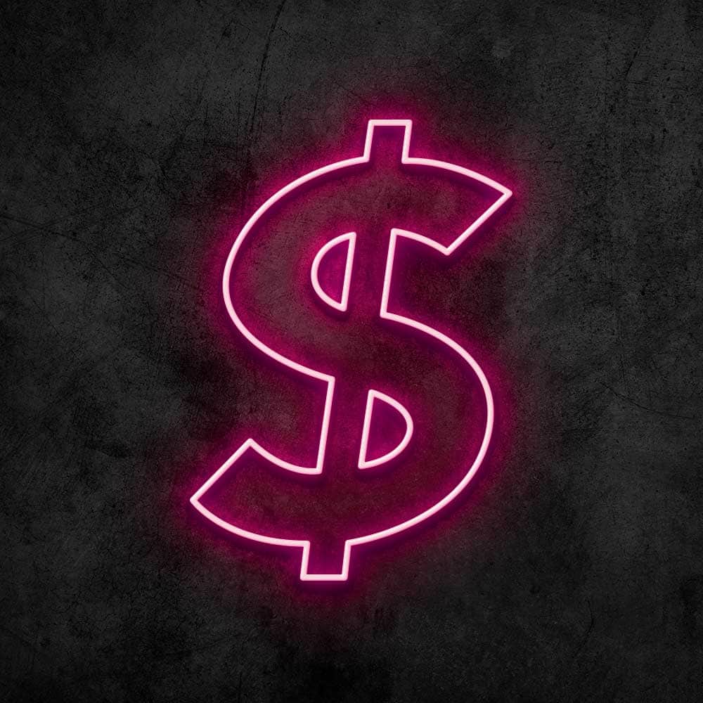 Pink Dollar Sign