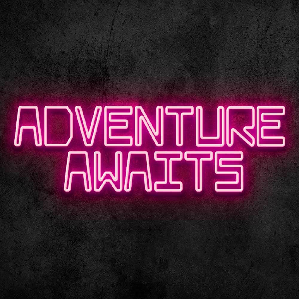 Adventure Awaits Neon Sign – Canvas Freaks