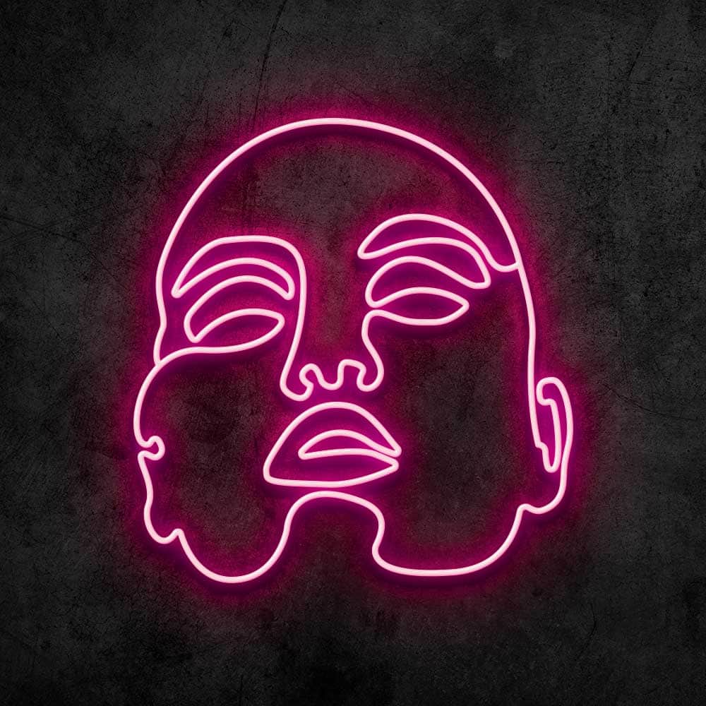 Face Neon Sign – Canvas Freaks