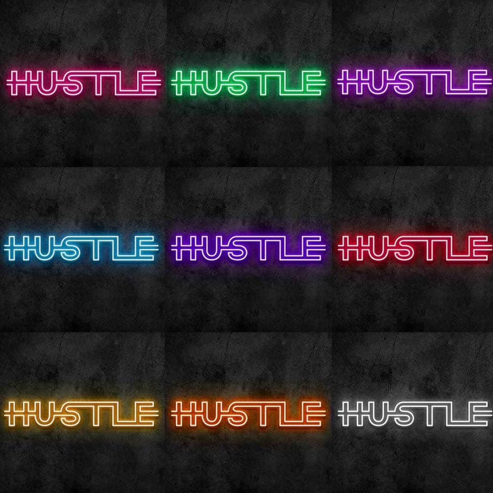 Modern Hustle Sign Neon Sign – Canvas Freaks