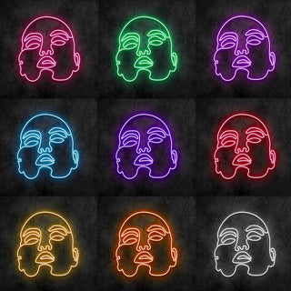Face Neon Sign – Canvas Freaks
