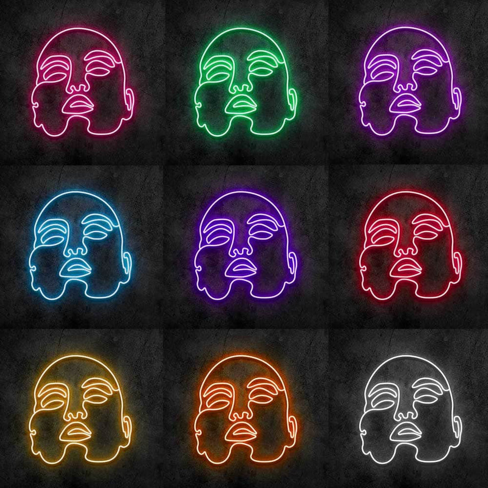 Face Neon Sign – Canvas Freaks