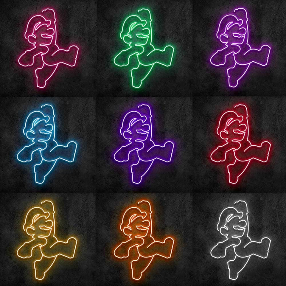 Mario Jump Neon Sign – Canvas Freaks