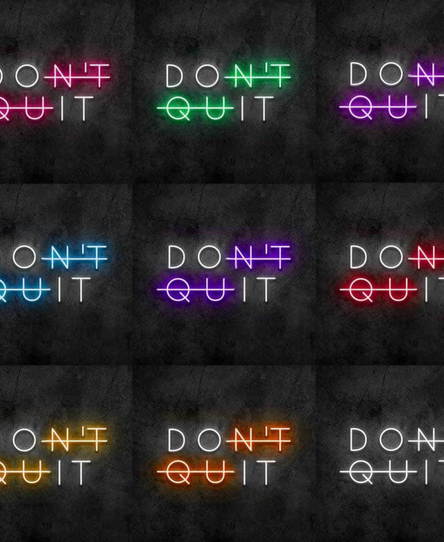 Motivational Neon#N# #N# #N# – Canvas Freaks